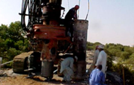 Construction of Bridge at an Island - copri
