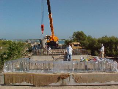 Construction of Bridge at an Island - copri