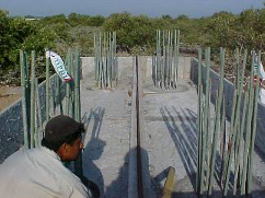 Construction of Bridge at an Island - copri